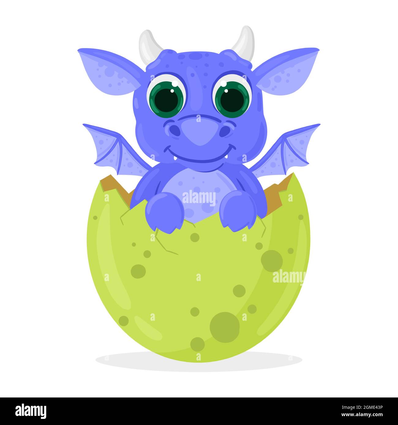 Cartoon fairy tale fantasy cute newborn baby dragon. Cute dragon baby ...