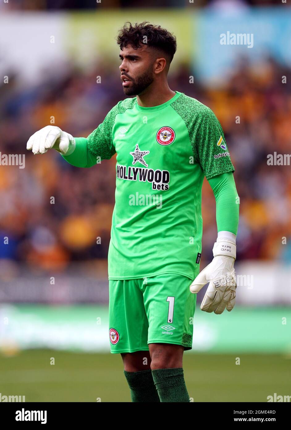 Brentford goalkeeper David Raya Martin during the Premier League match ...