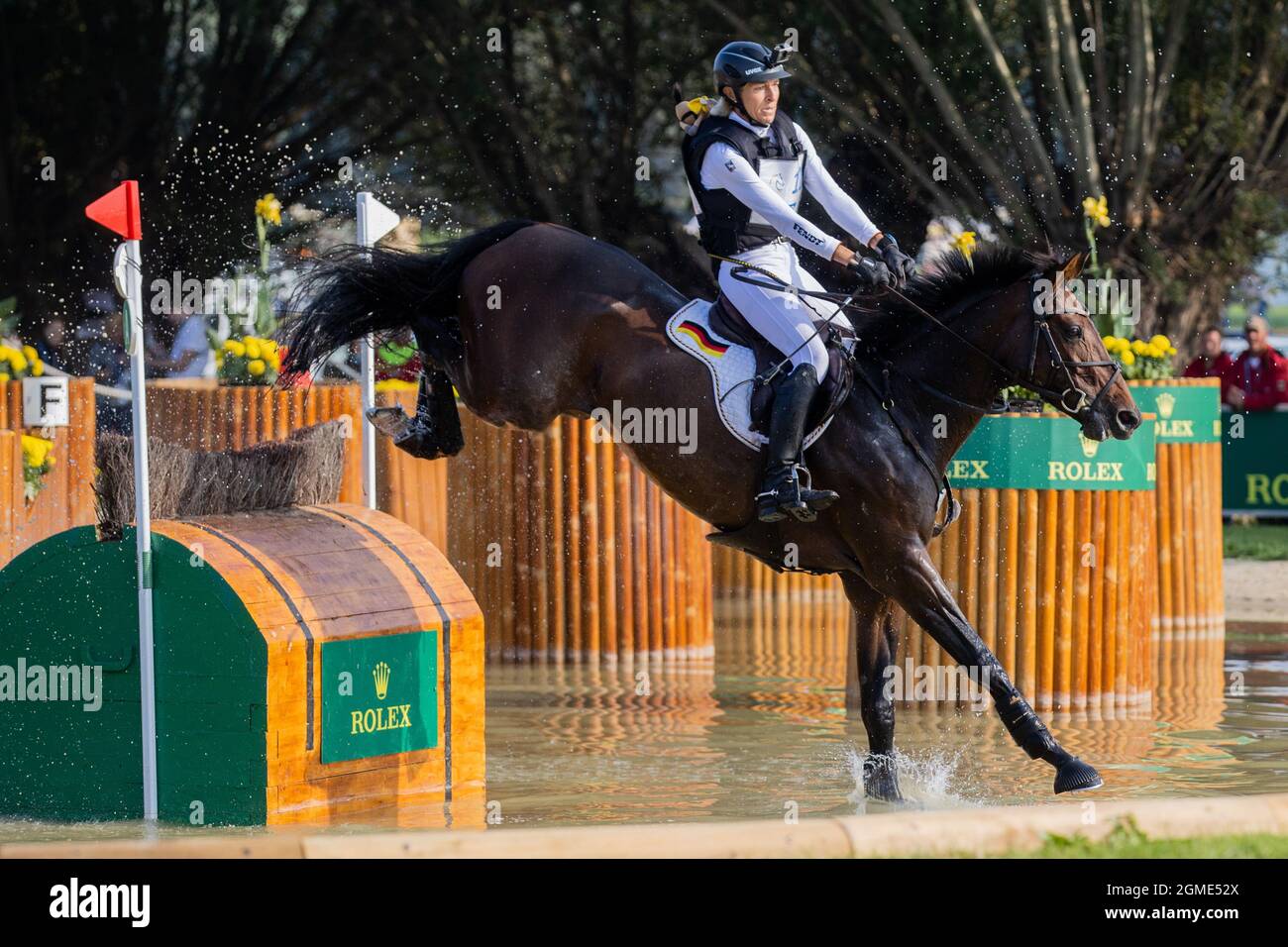 Aachen, Germany. 18th Sep, 2021. CHIO, Eventing, Cross-Country ...