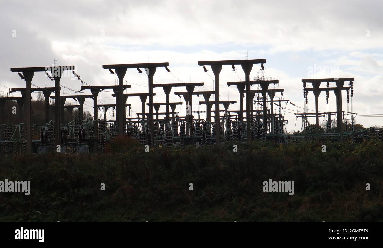 Manchester England 2nd November 2020 Fairy Lane electric power sub ...