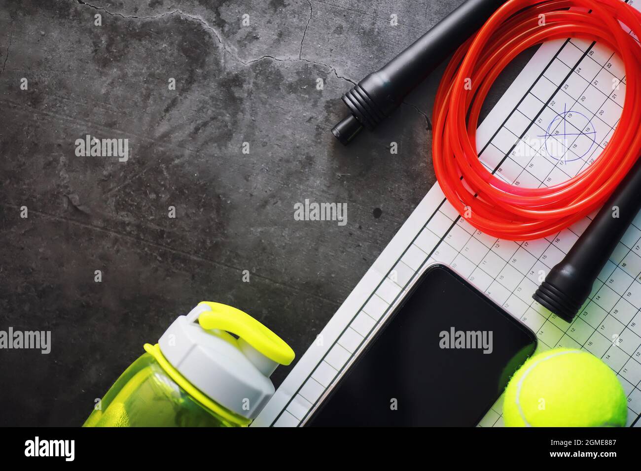 Jump rope. Physical education. Sports exercise equipment. Rope ...