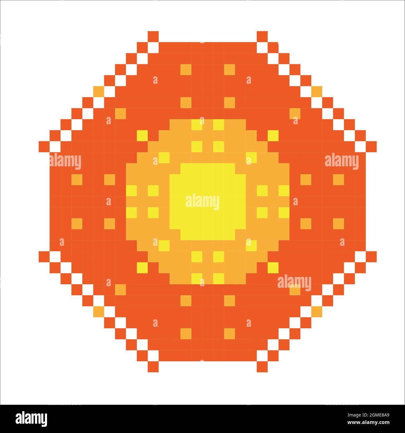 Sun cartoon pixel art hi-res stock photography and images - Alamy