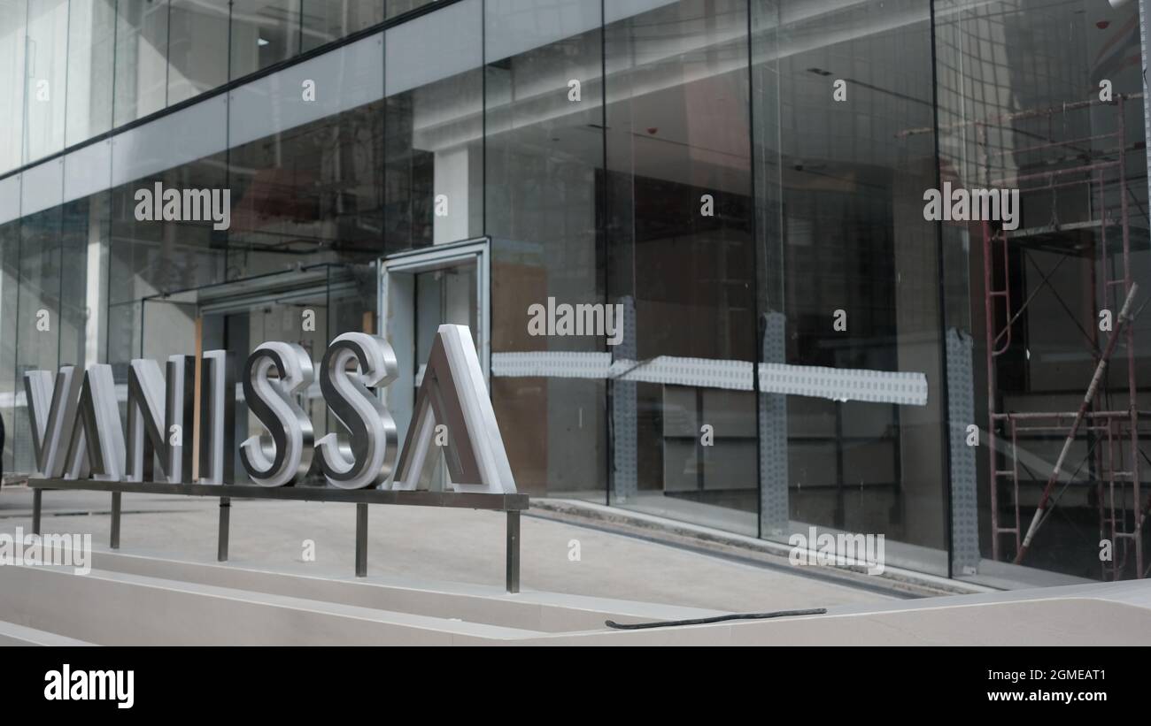 Vanissa Office Building Tower Skyscraper in Bangkok Thailand Stock ...