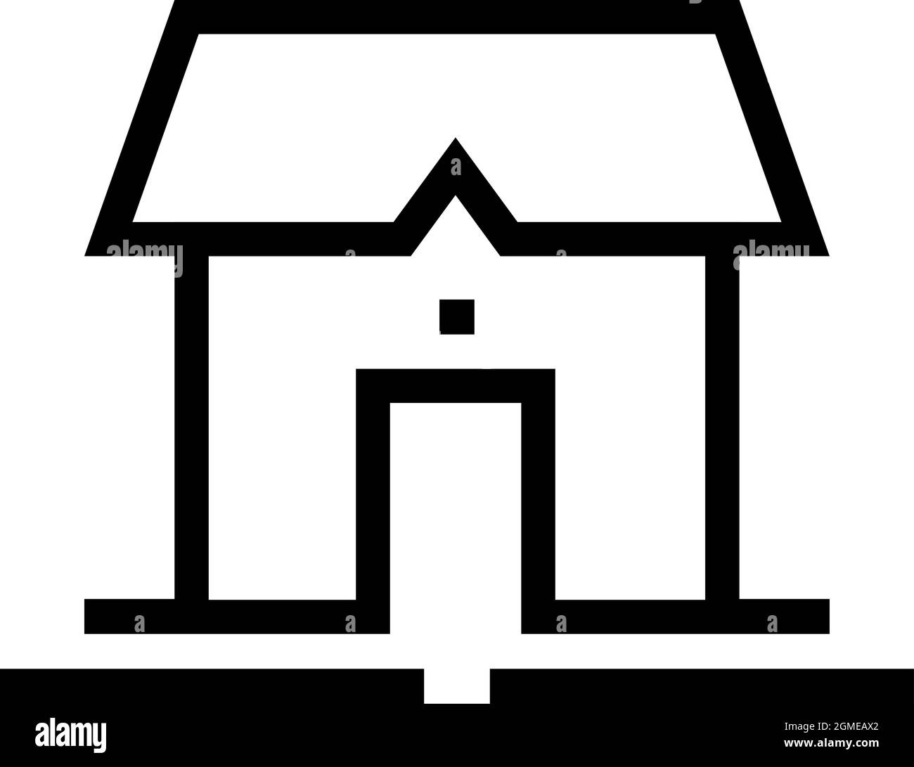 Simple family silhouette sign Black and White Stock Photos & Images - Alamy