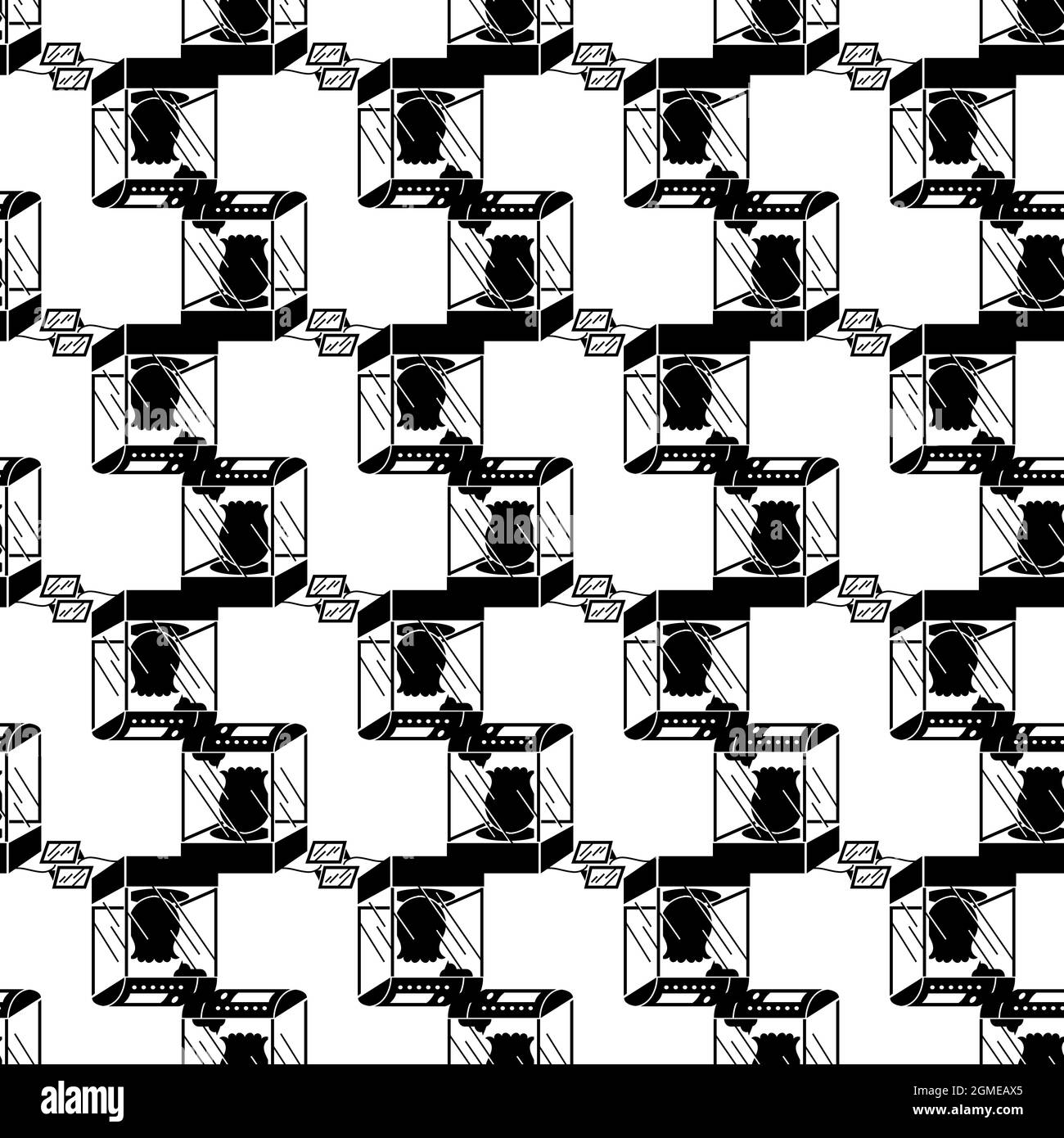 3d printer prints pattern seamless background texture repeat wallpaper ...