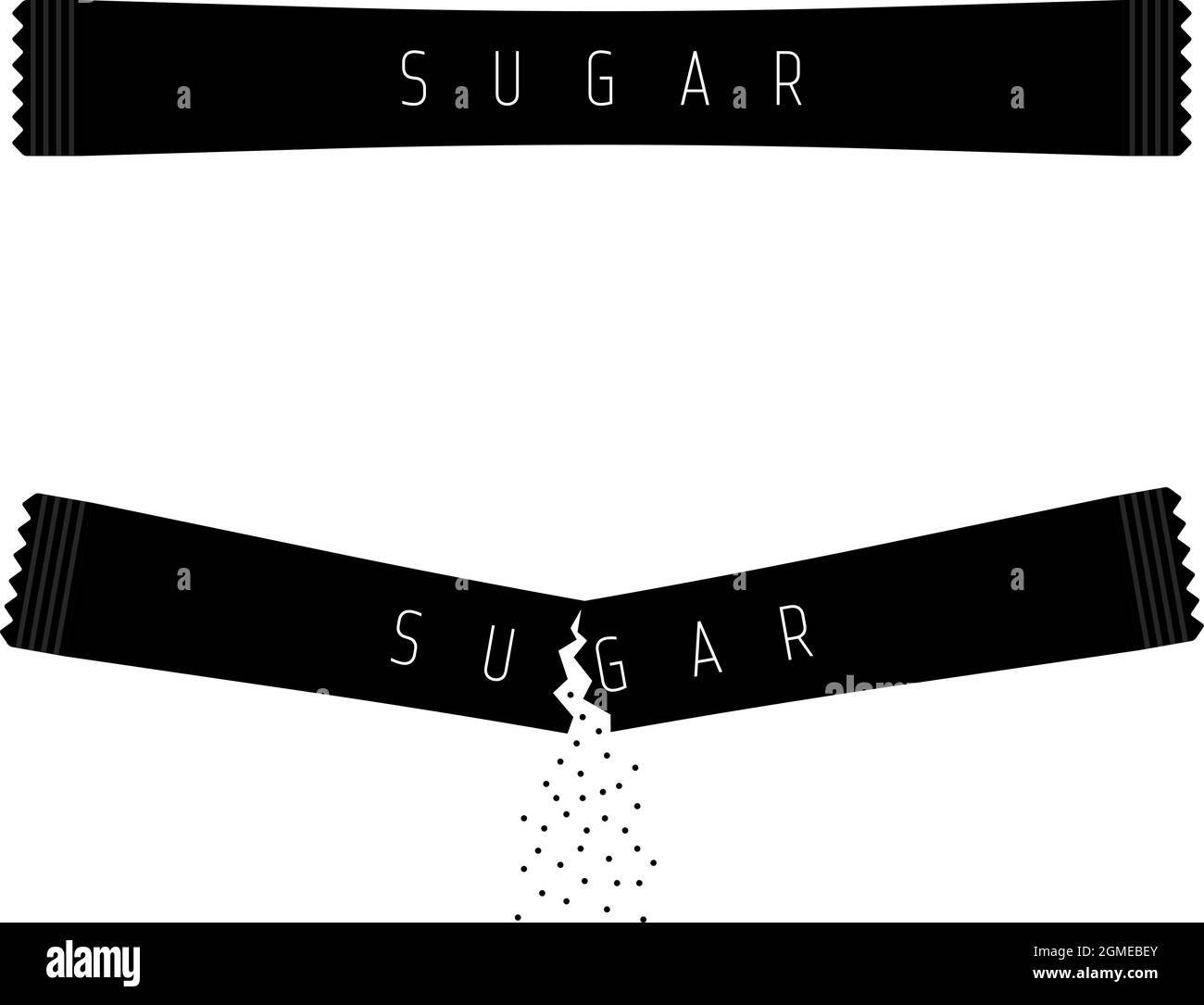 set of simple sugar stick icon Stock Vector Image & Art - Alamy