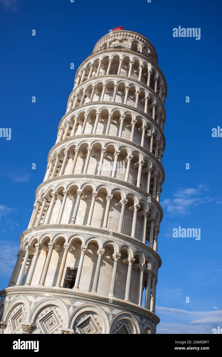 The Leaning Tower of Pisa, Italy. One of the most famous italian ...