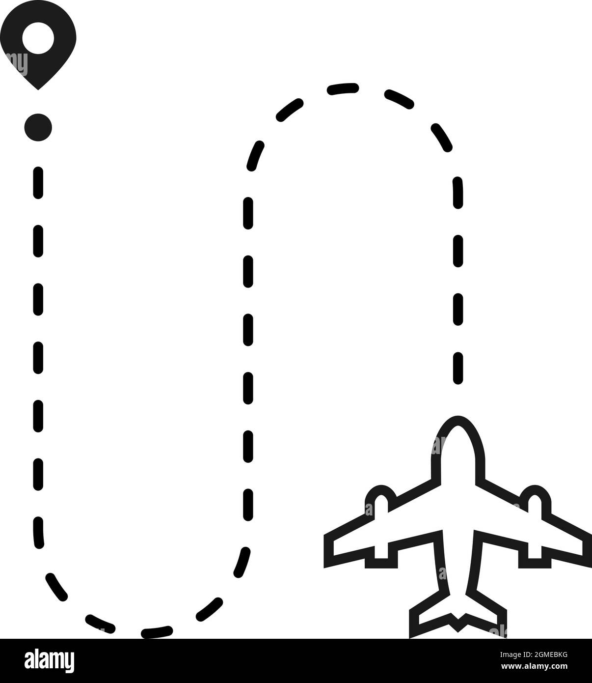 Flight path trail Black and White Stock Photos & Images - Alamy