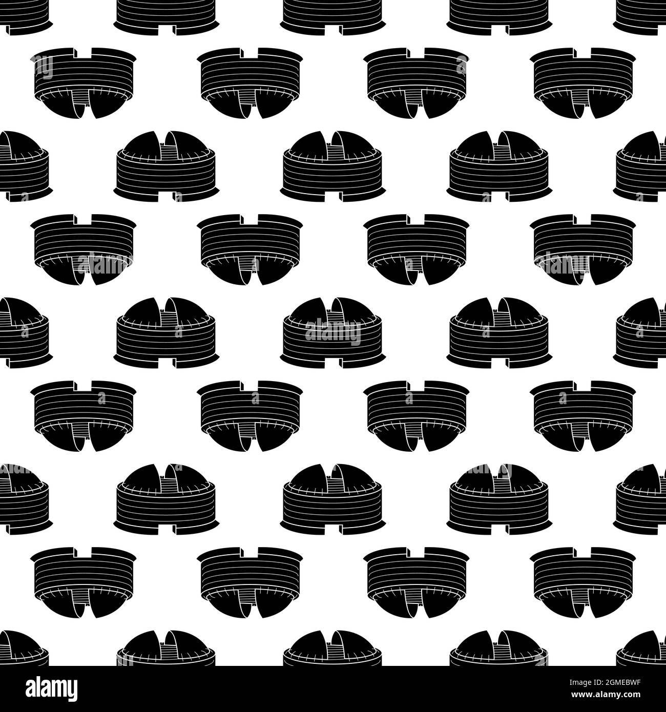 Modern dome arena pattern seamless background texture repeat wallpaper ...