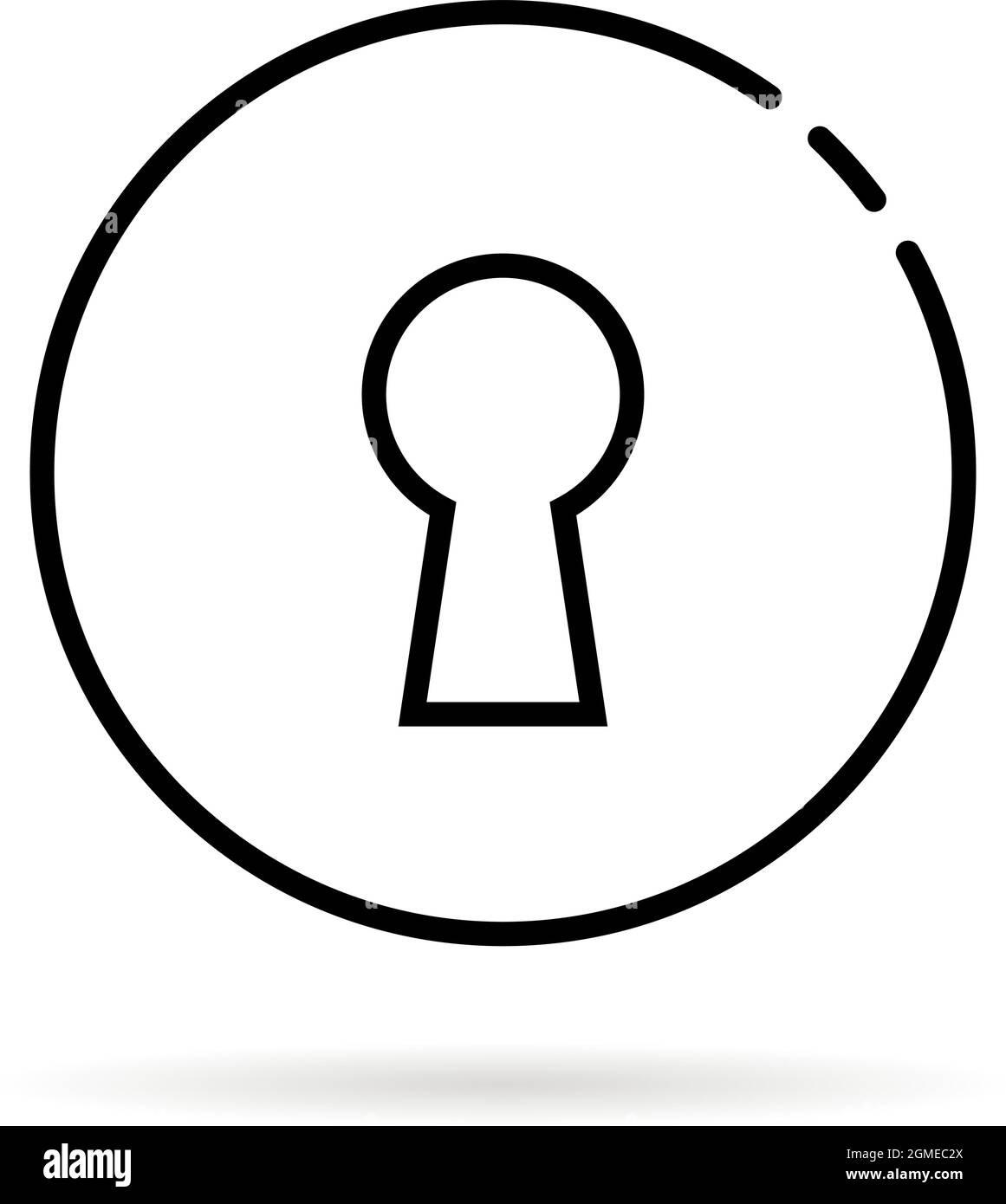 Drawing house door round Cut Out Stock Images & Pictures - Alamy