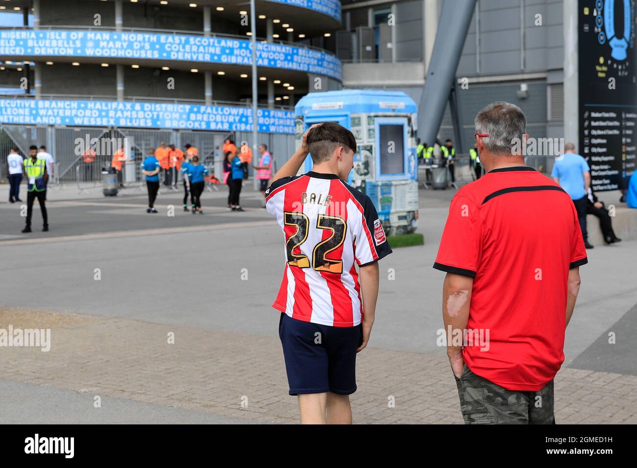 Southampton fans arrive for the game Stock Photo - Alamy