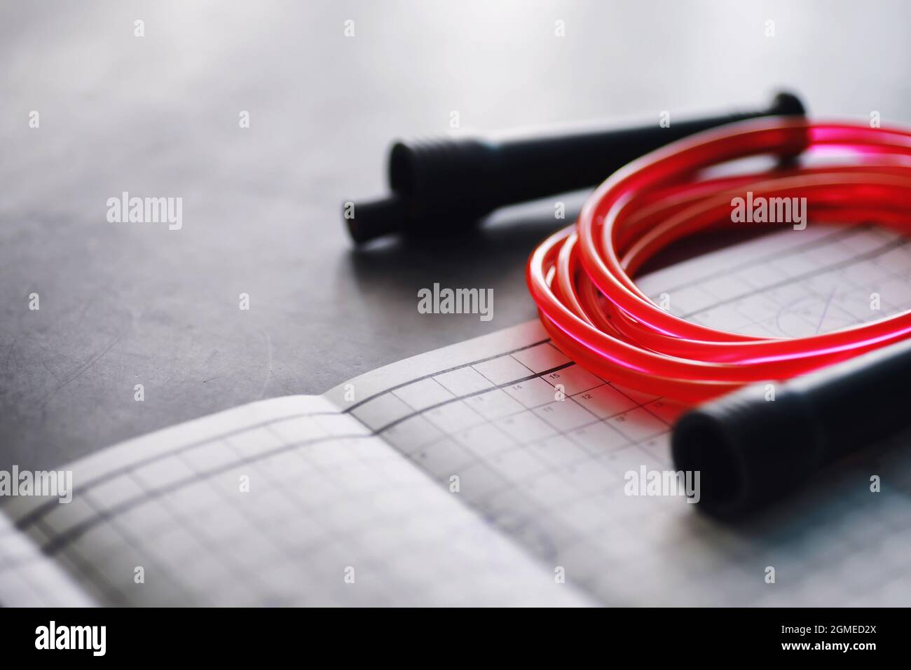 Jump rope. Physical education. Sports exercise equipment. Rope ...