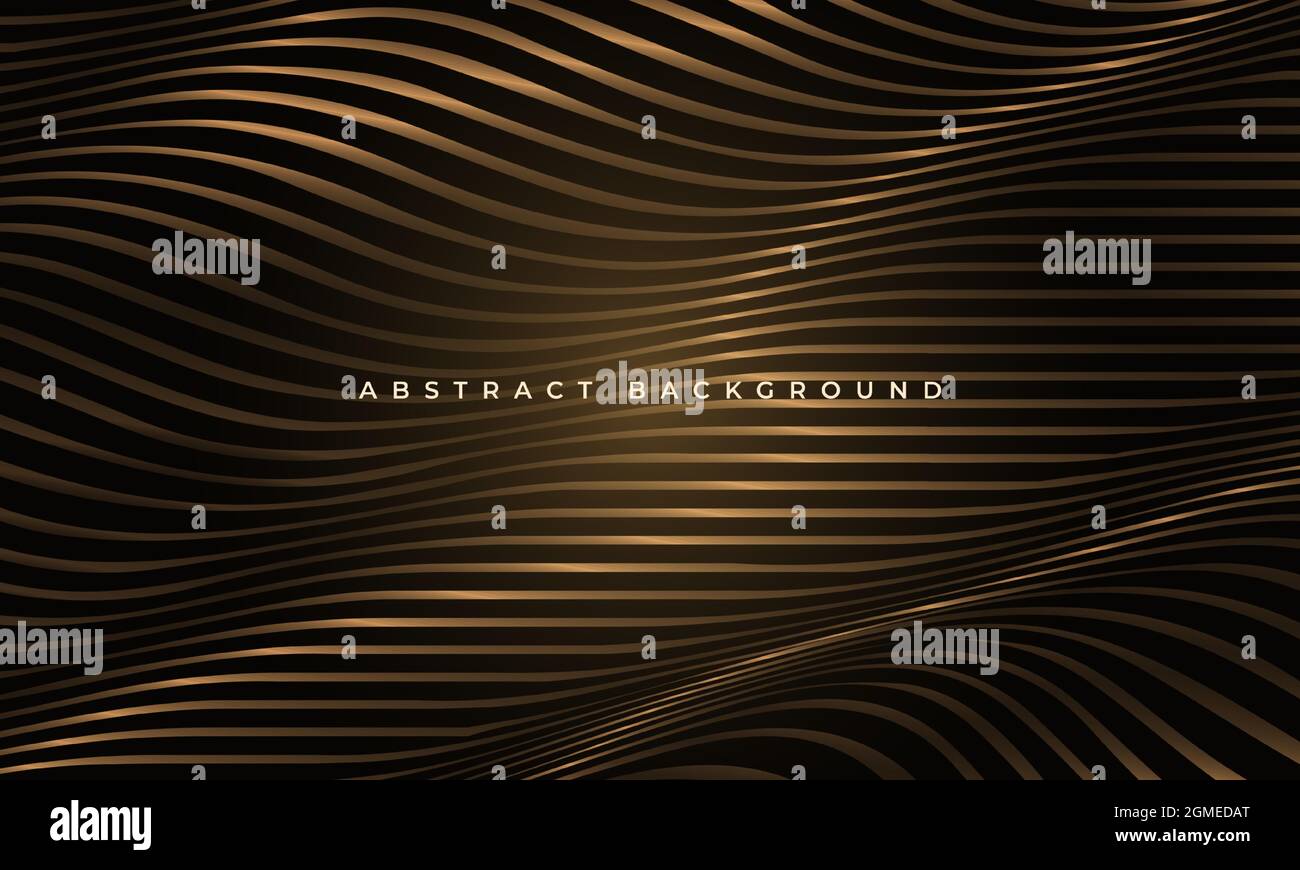 Abstract golden fluid lines Stock Vector Images - Alamy