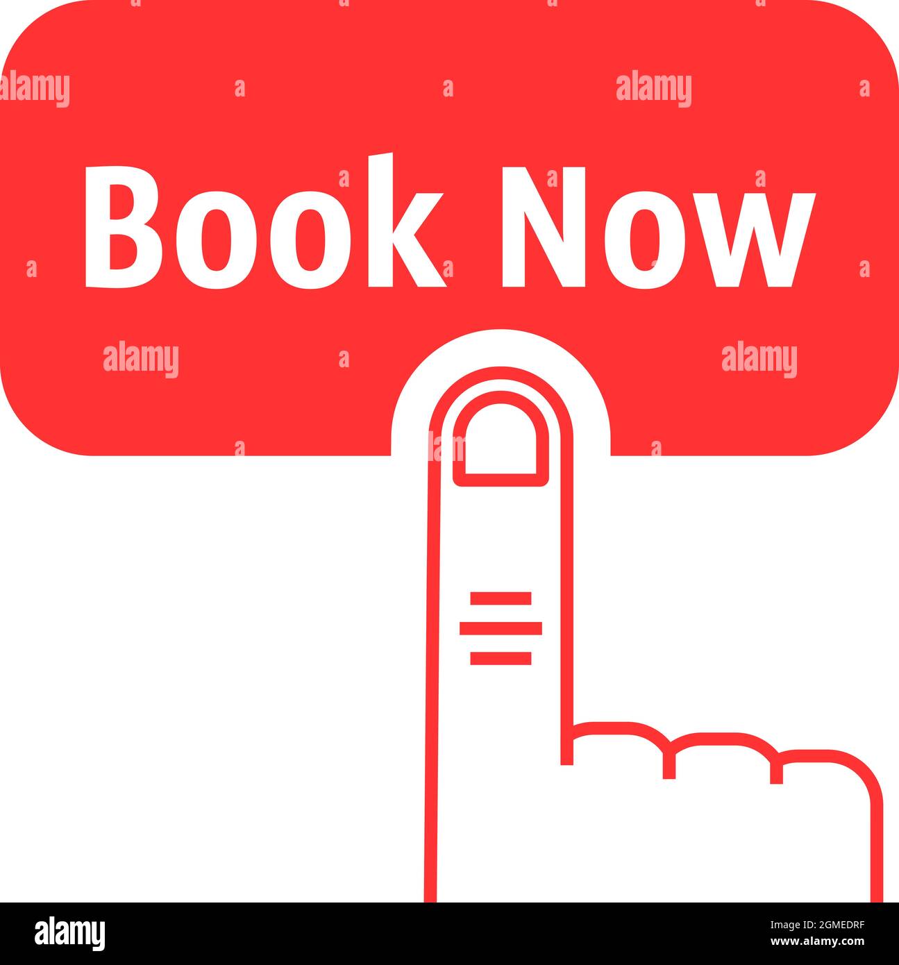 Finger presses button on Cut Out Stock Images & Pictures - Alamy