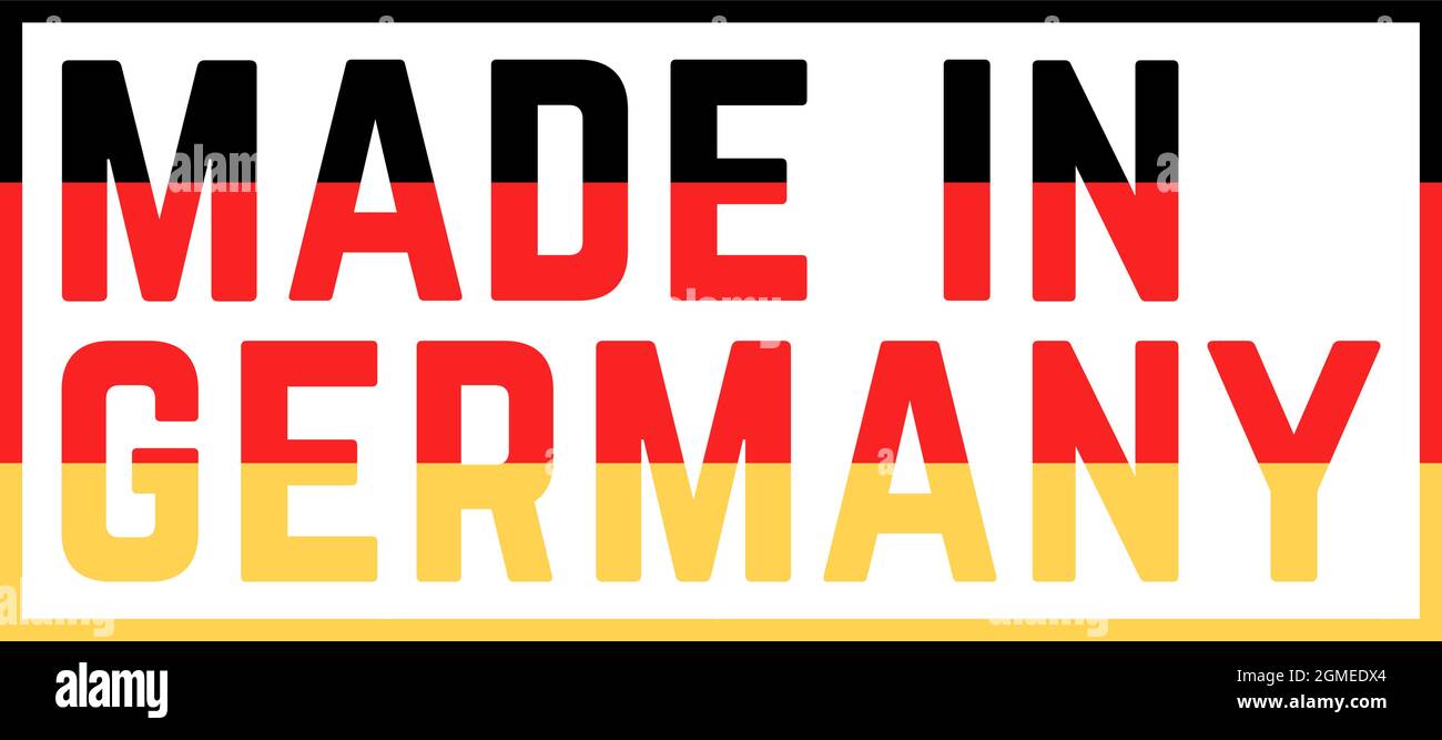 colored made in germany icon Stock Vector Image & Art - Alamy