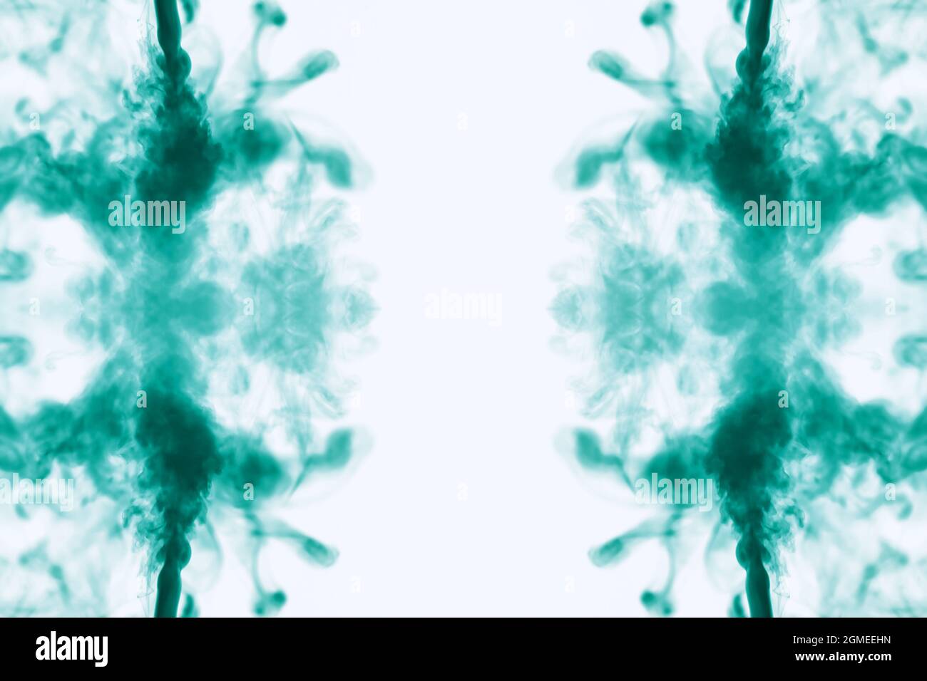 Background of paint in the water. Puffs paint in water. The dissolution ...