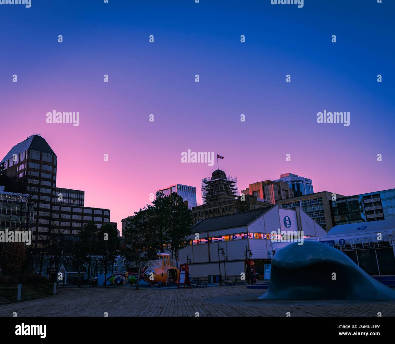 halifax skyline from the harbourfront Stock Photo - Alamy