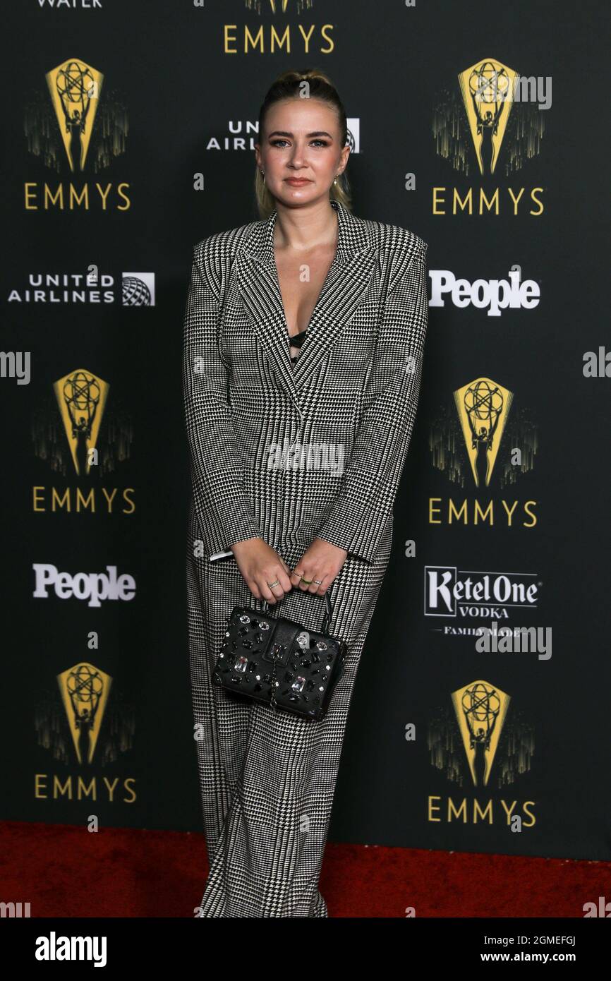 Eliza Bennett arrives at the Emmys Performers Nominee Celebration in ...
