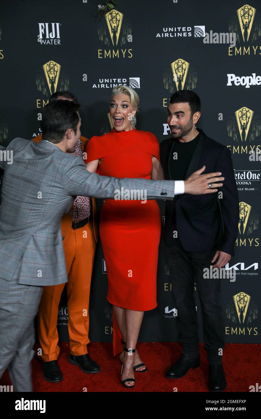 Phil Dunster, Brendan Hunt, Hannah Waddingham, and Brett Goldstein ...