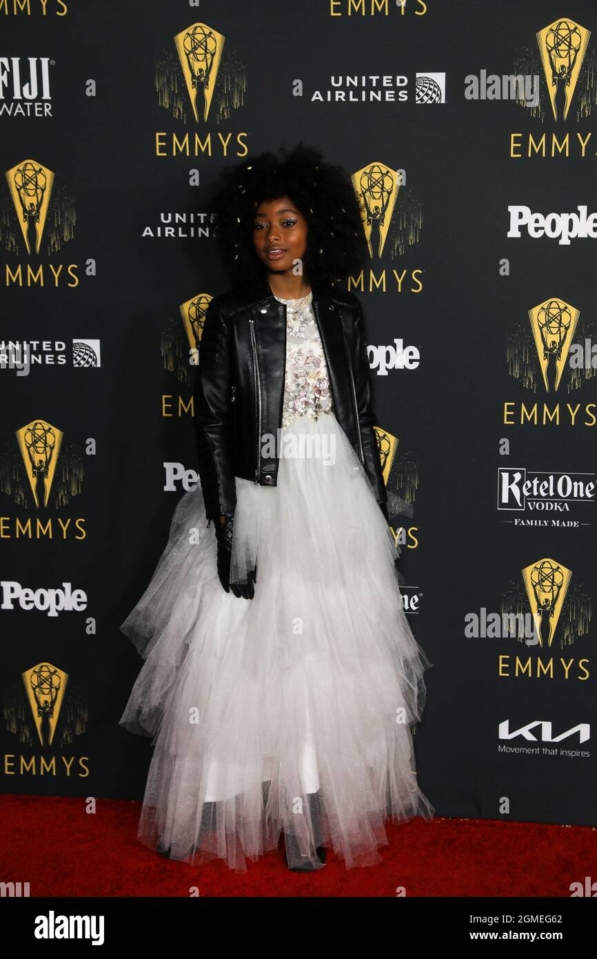 Mychal-Bella Bowman arrives at the Emmys Performers Nominee Celebration ...