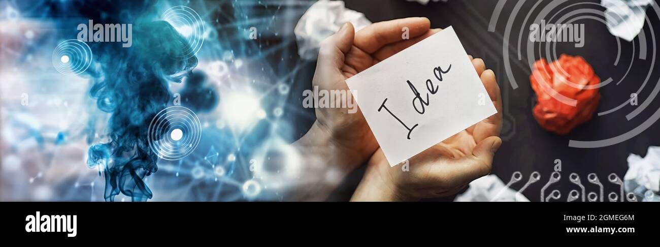 Colored pieces of paper. The concept of creativity and formation of ...