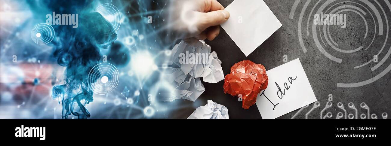 Colored pieces of paper. The concept of creativity and formation of ...