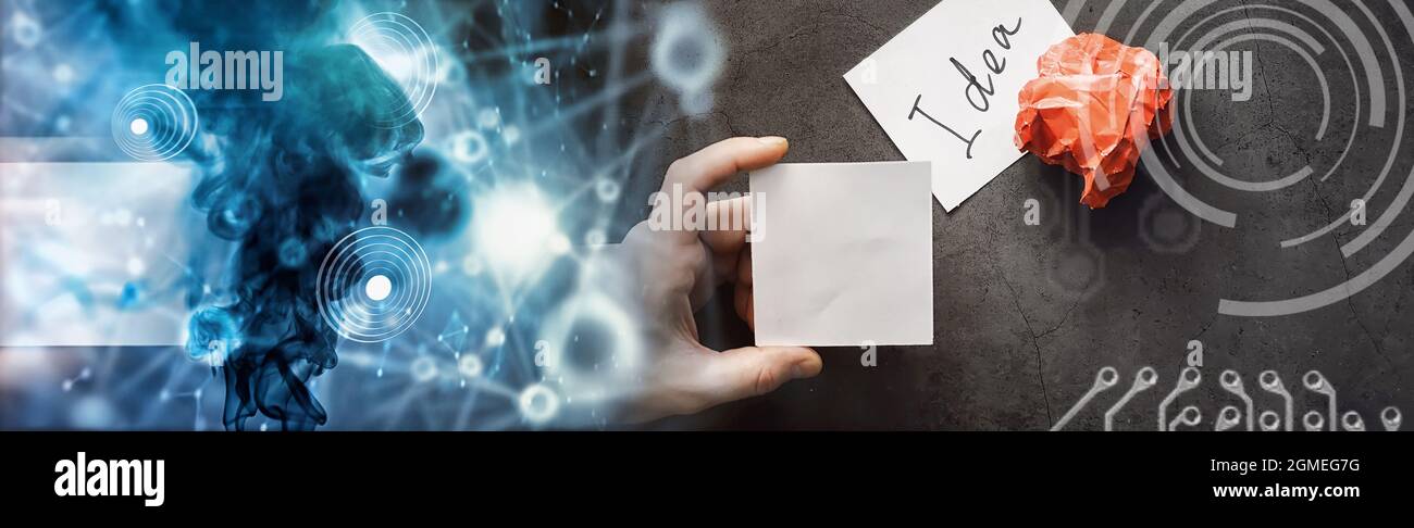 Colored pieces of paper. The concept of creativity and formation of ...