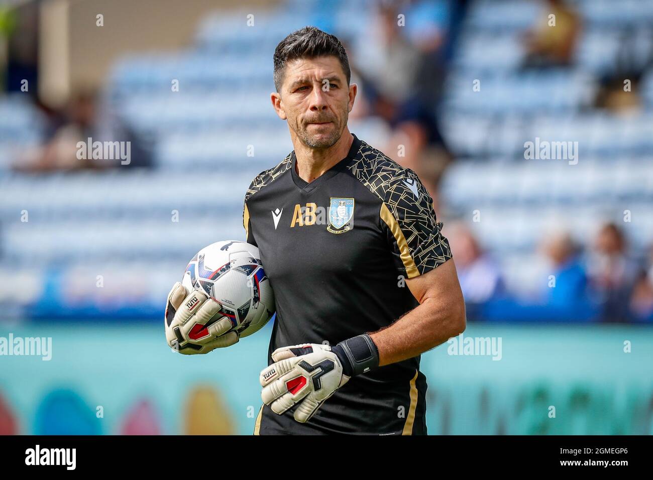 Goalkeeping coach Adriano Basso during the warm up Stock Photo - Alamy