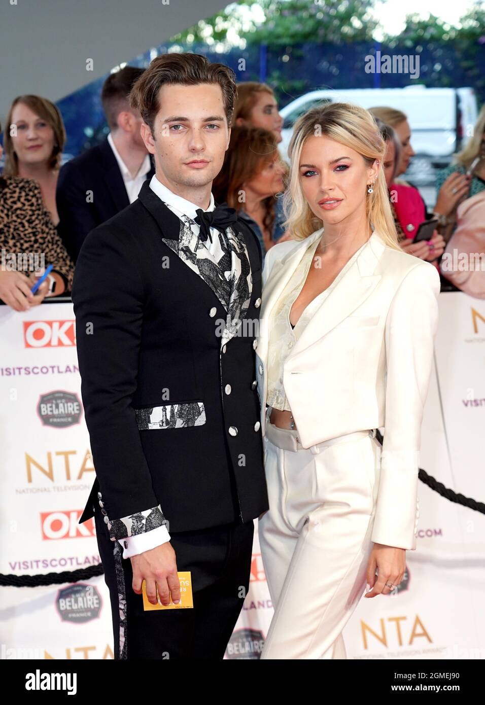 Ethan Alexander Allington and Sarah Elizabeth J Lovegrove attending the ...