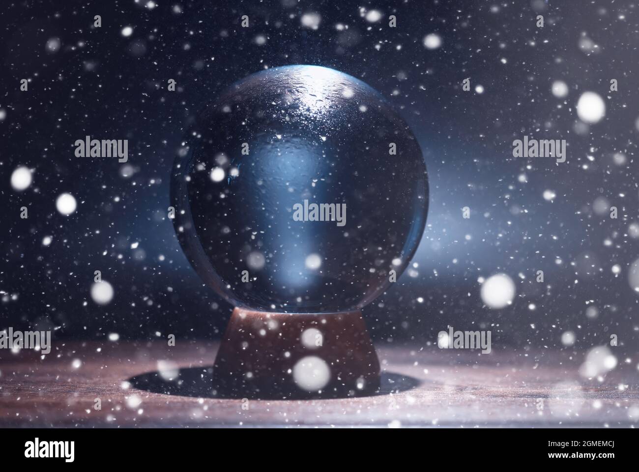 Crystal ball predict the fate. Guessing for the future Stock Photo - Alamy