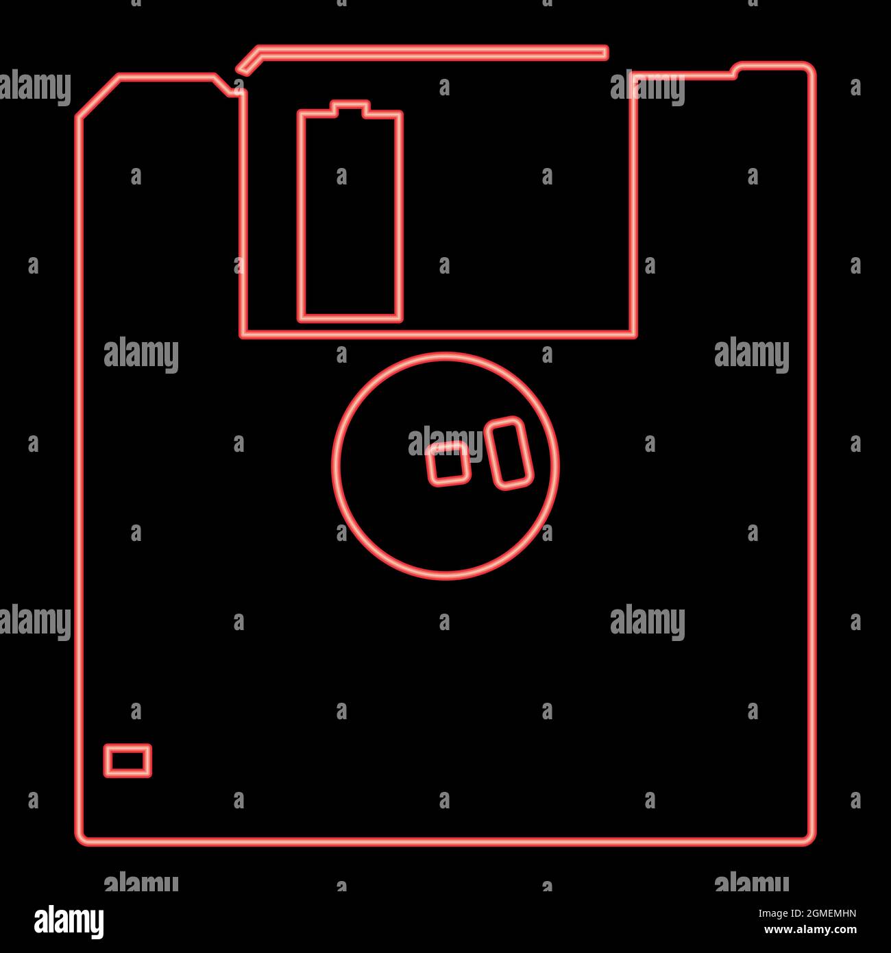 Floppy disc neon hi-res stock photography and images - Alamy