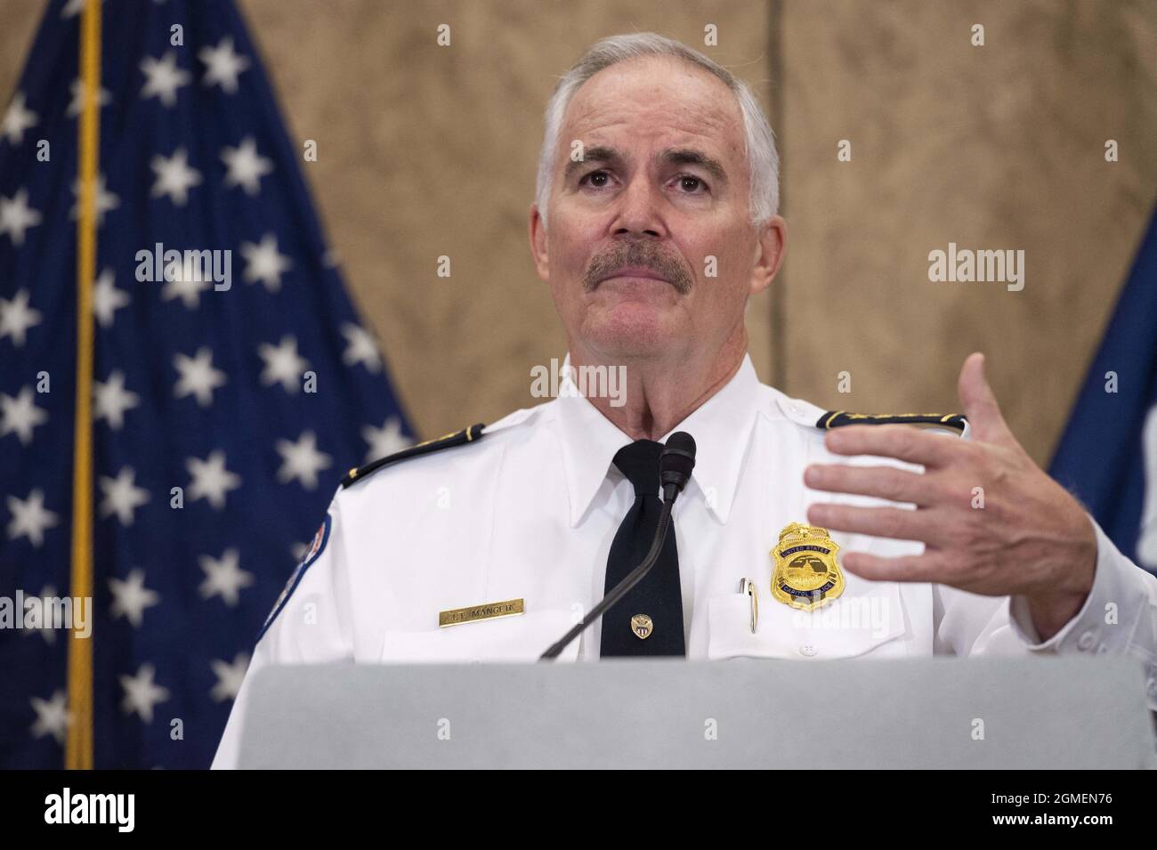 Washington DC, USA. 18th Sep, 2021. U.S. Capitol Chief of Police Tom ...