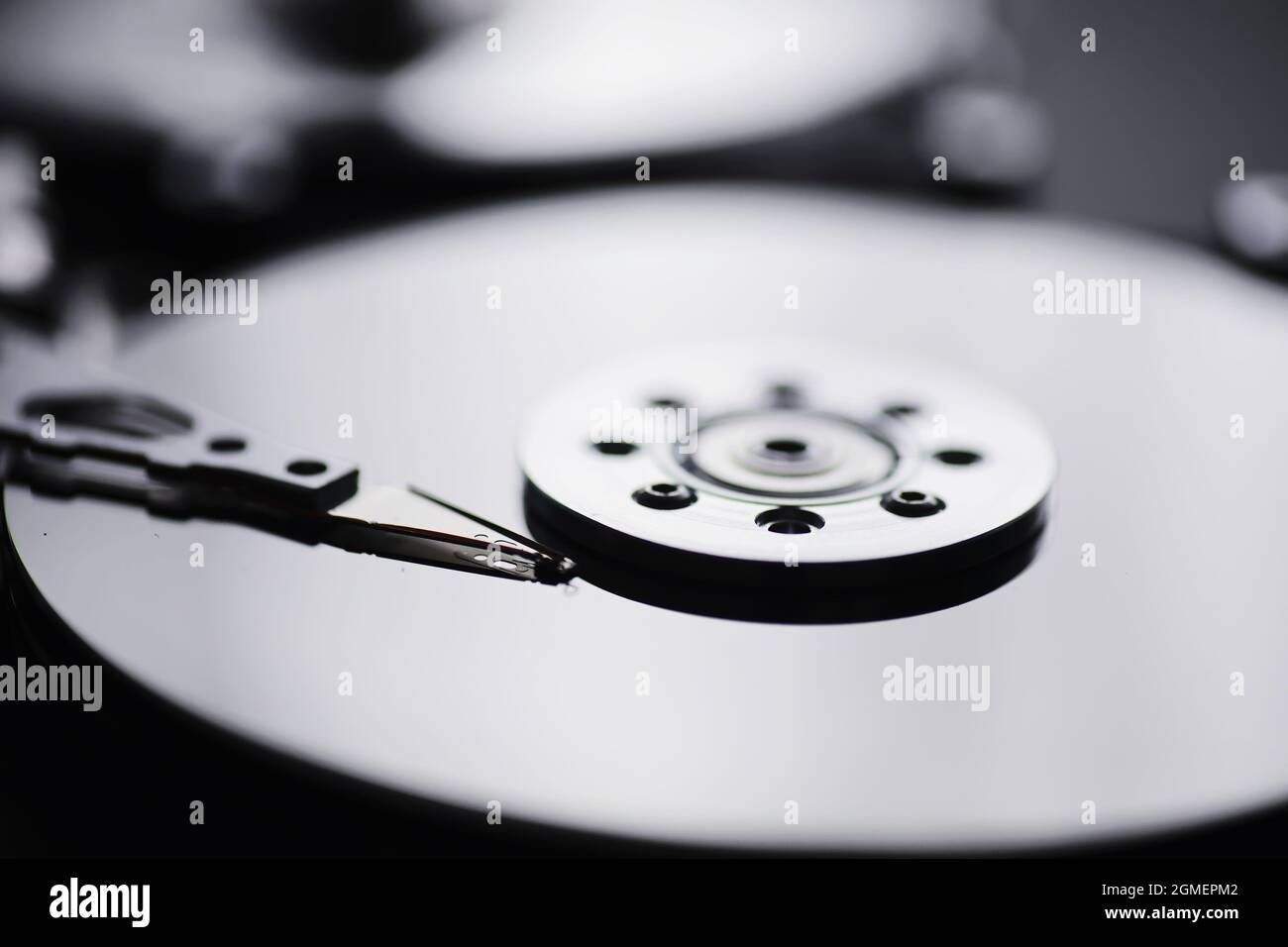 Computer accessories. The disassembled hard drive. Repair components PC ...