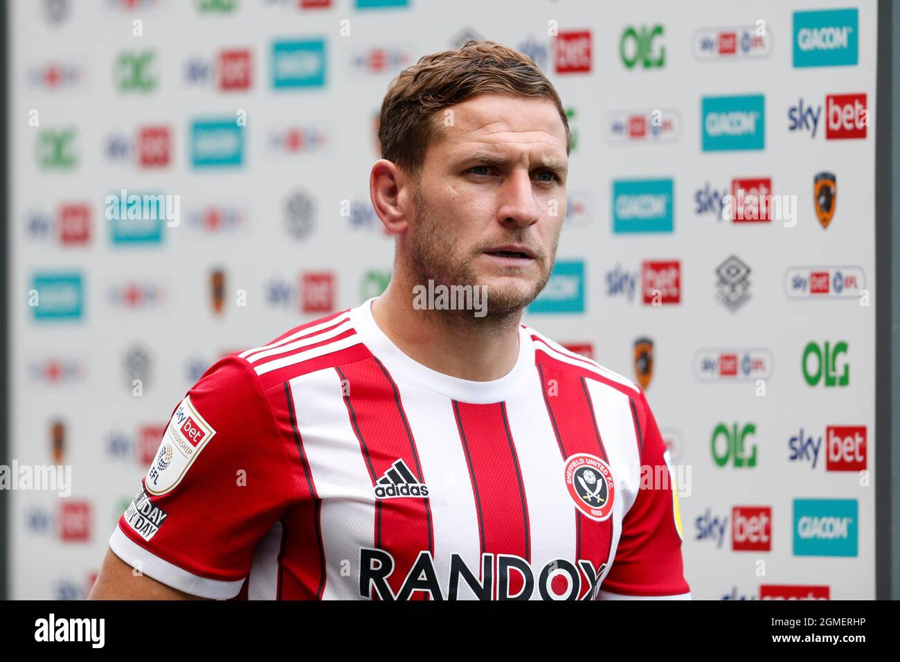 Hull, UK. 18th Sep, 2021. Billy Sharp #10 of Sheffield United in Hull ...