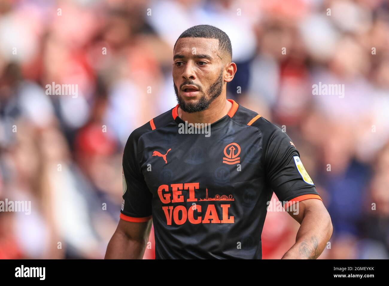 Keshi Anderson #10 of Blackpool during the game Stock Photo - Alamy