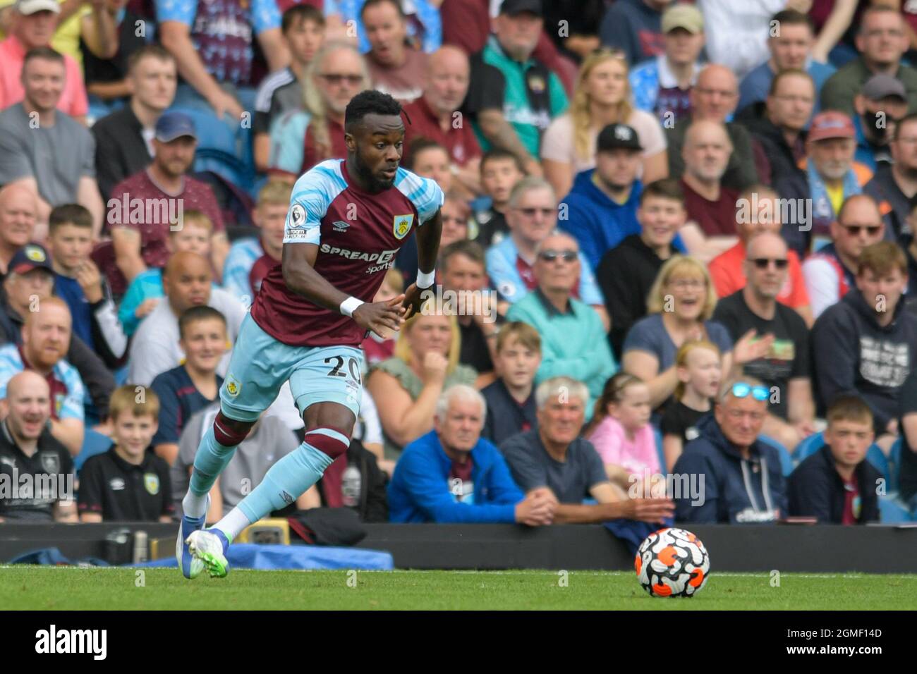 Maxwel Cornet #20 of Burnley in action during the game Stock Photo - Alamy