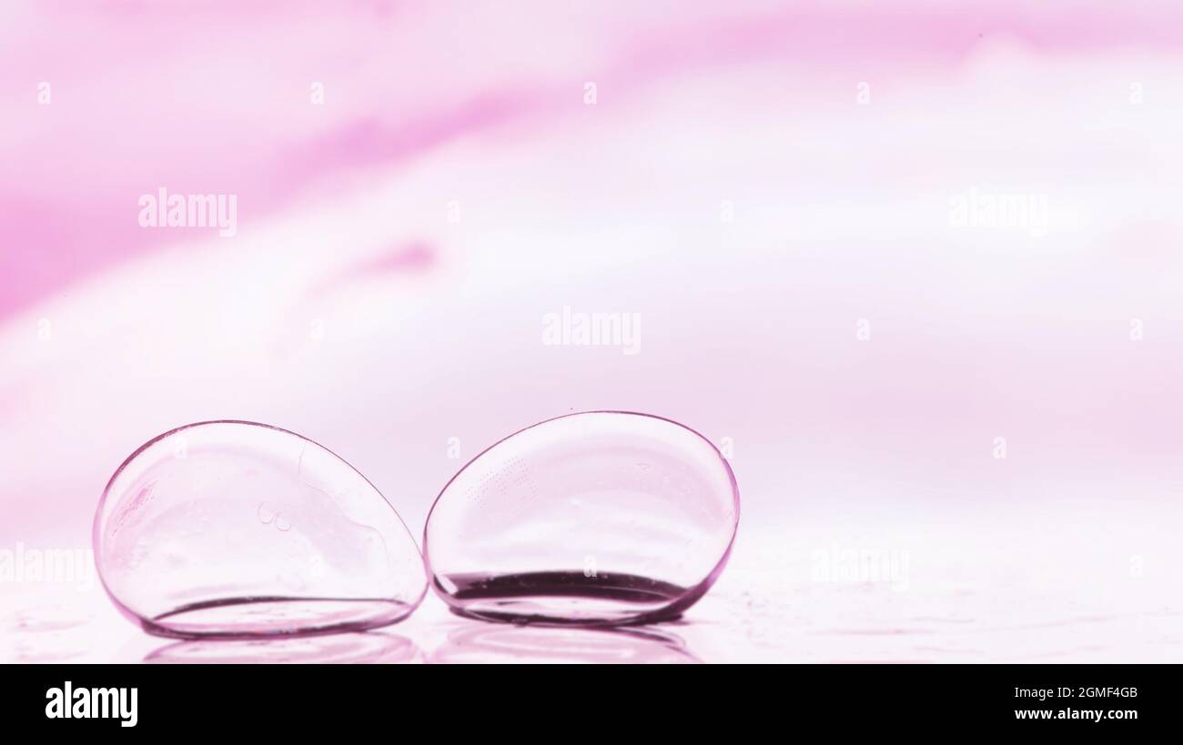 Tools for vision correction. Glasses and lenses with diopters on ...