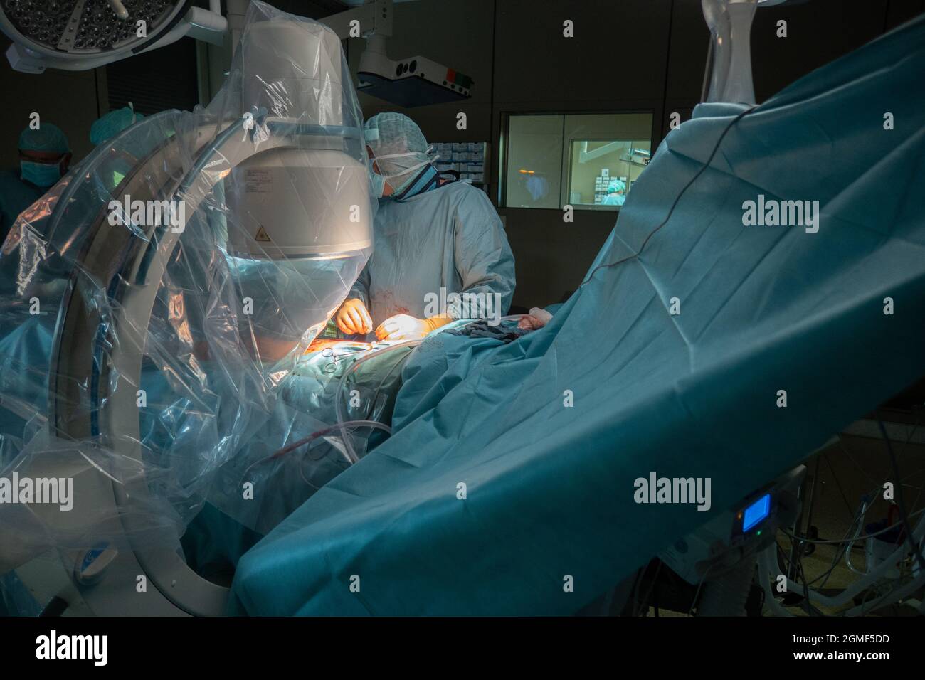 a vascular operation is performed in an operating room Stock Photo - Alamy