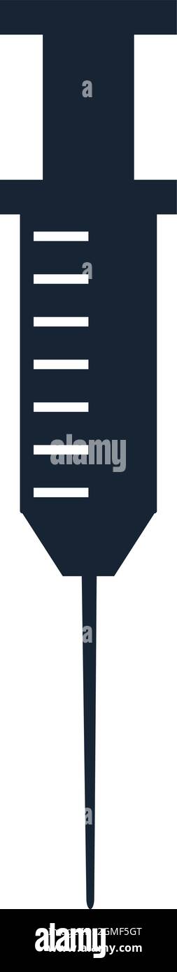 injection syringe silhouette Stock Vector Image & Art - Alamy