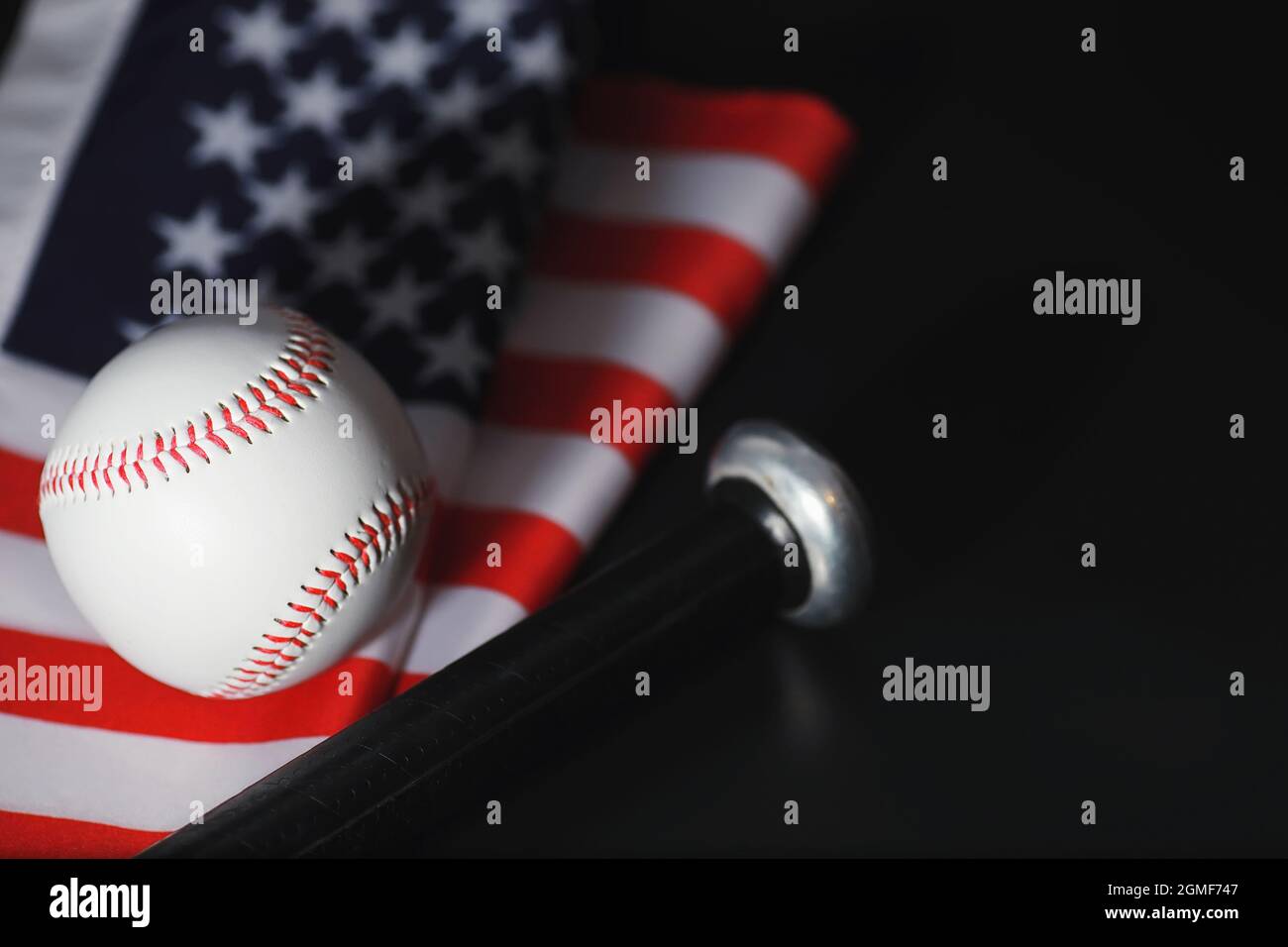 American traditional sports game. Baseball. Concept. Baseball ball and ...