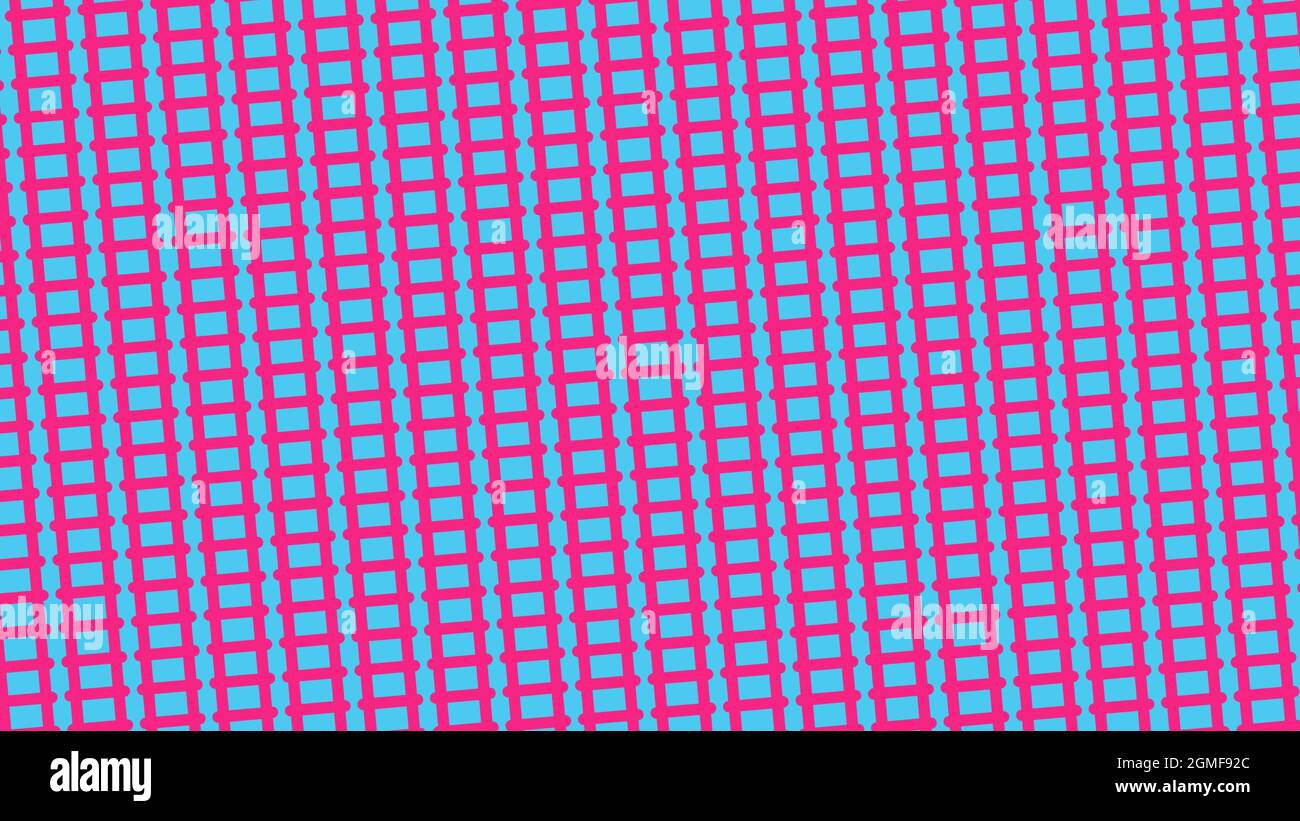 Train track section pattern hi-res stock photography and images - Alamy