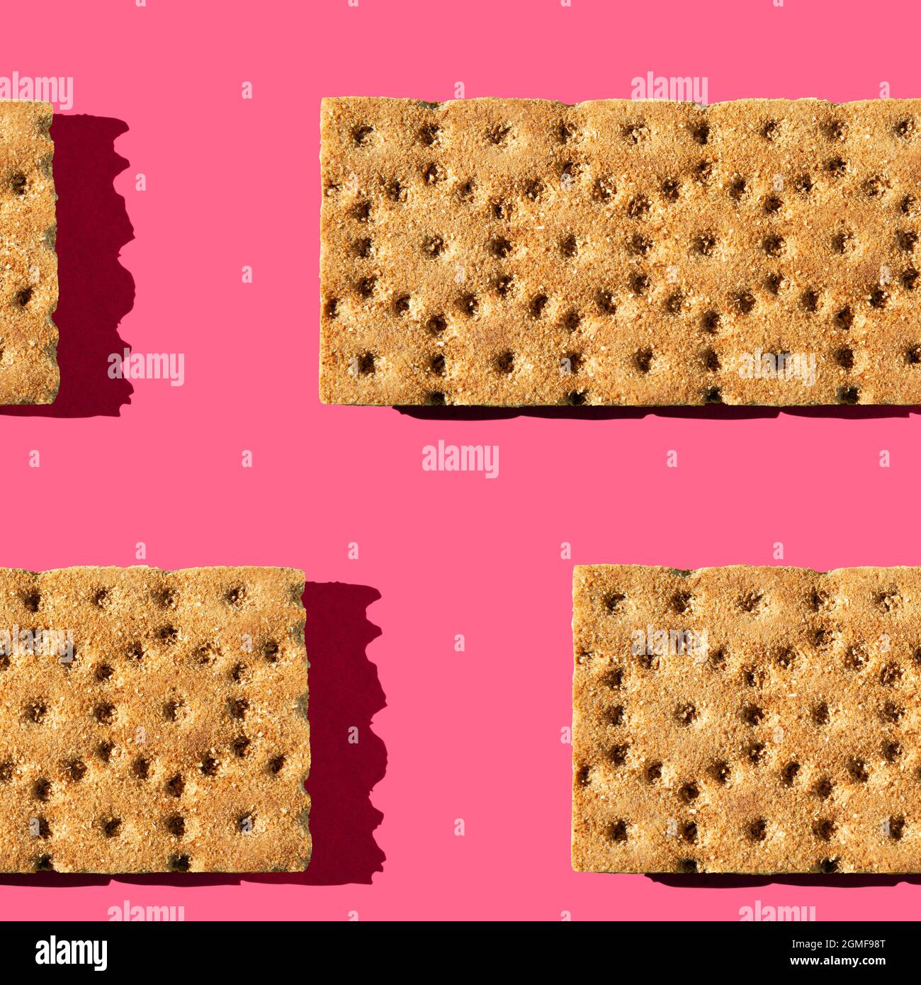 Photo in the form of a seamless pattern. Orange color crisps for ...