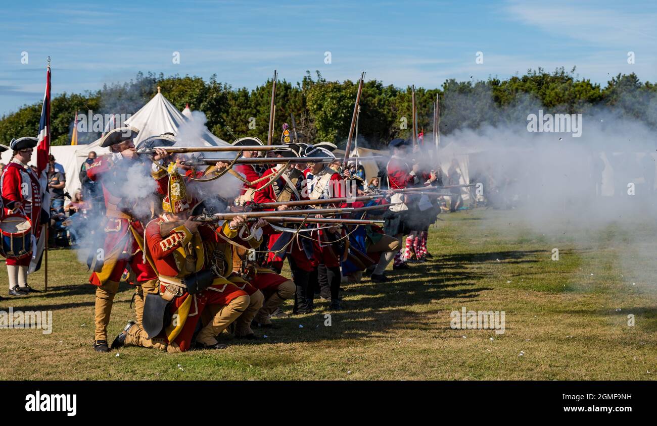 Prestonpans, East Lothian, Scotland, UK, 18 September 2021 Battle of ...