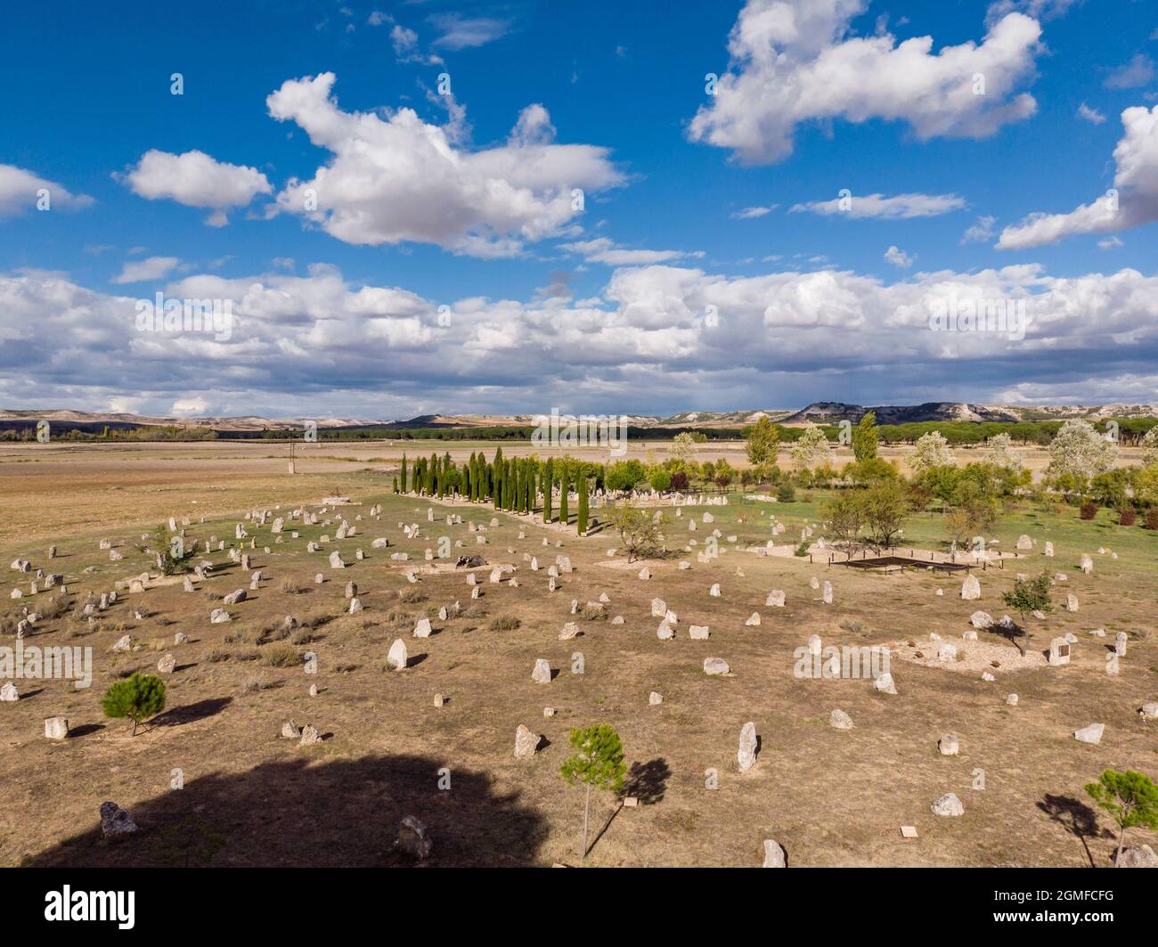 necropolis of "Las Ruedas", ancient Vaccea city of Pintia, Padilla de ...