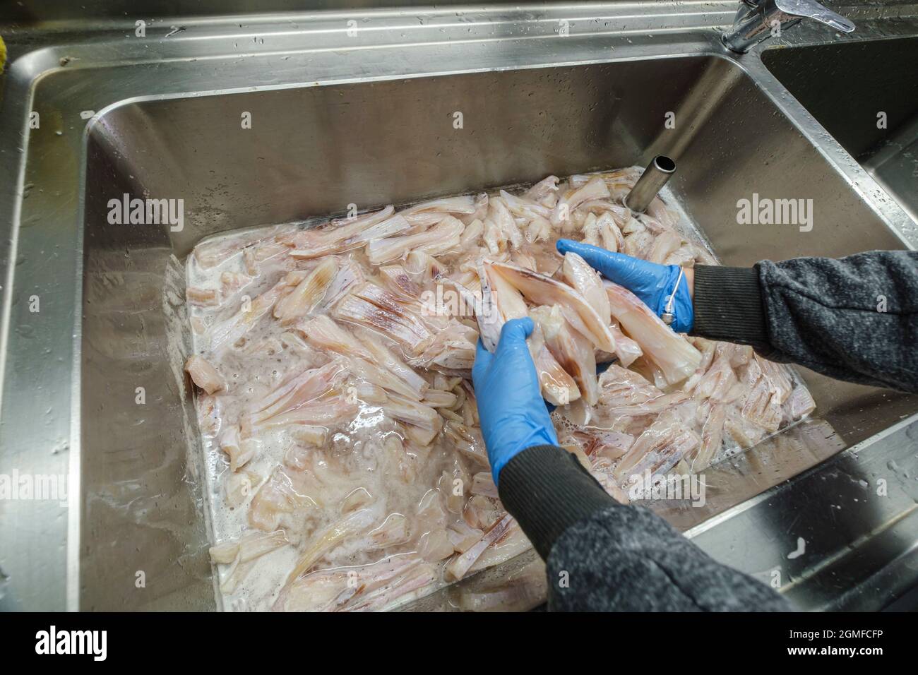 elaboration of dried fish, Formentera, Pitiusas Islands, Balearic ...
