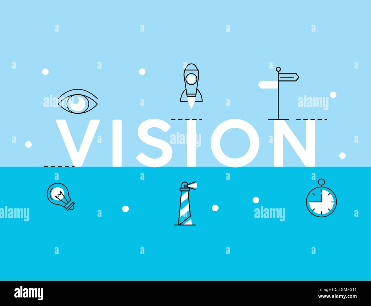 vision word and icons Stock Vector Image & Art - Alamy