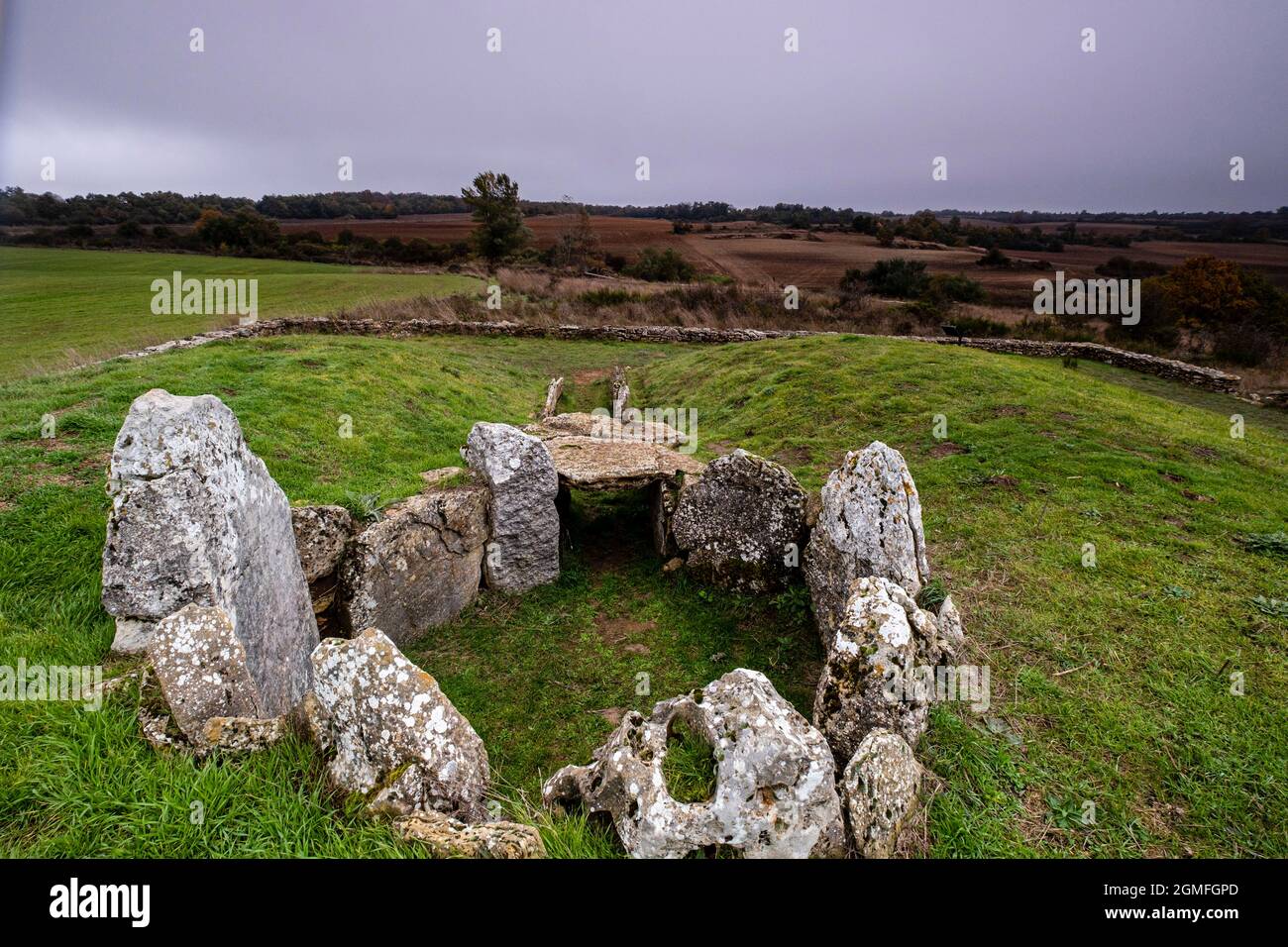 Dolmen of the Cotorrita, Neolithic burial chamber, municipality of Los ...