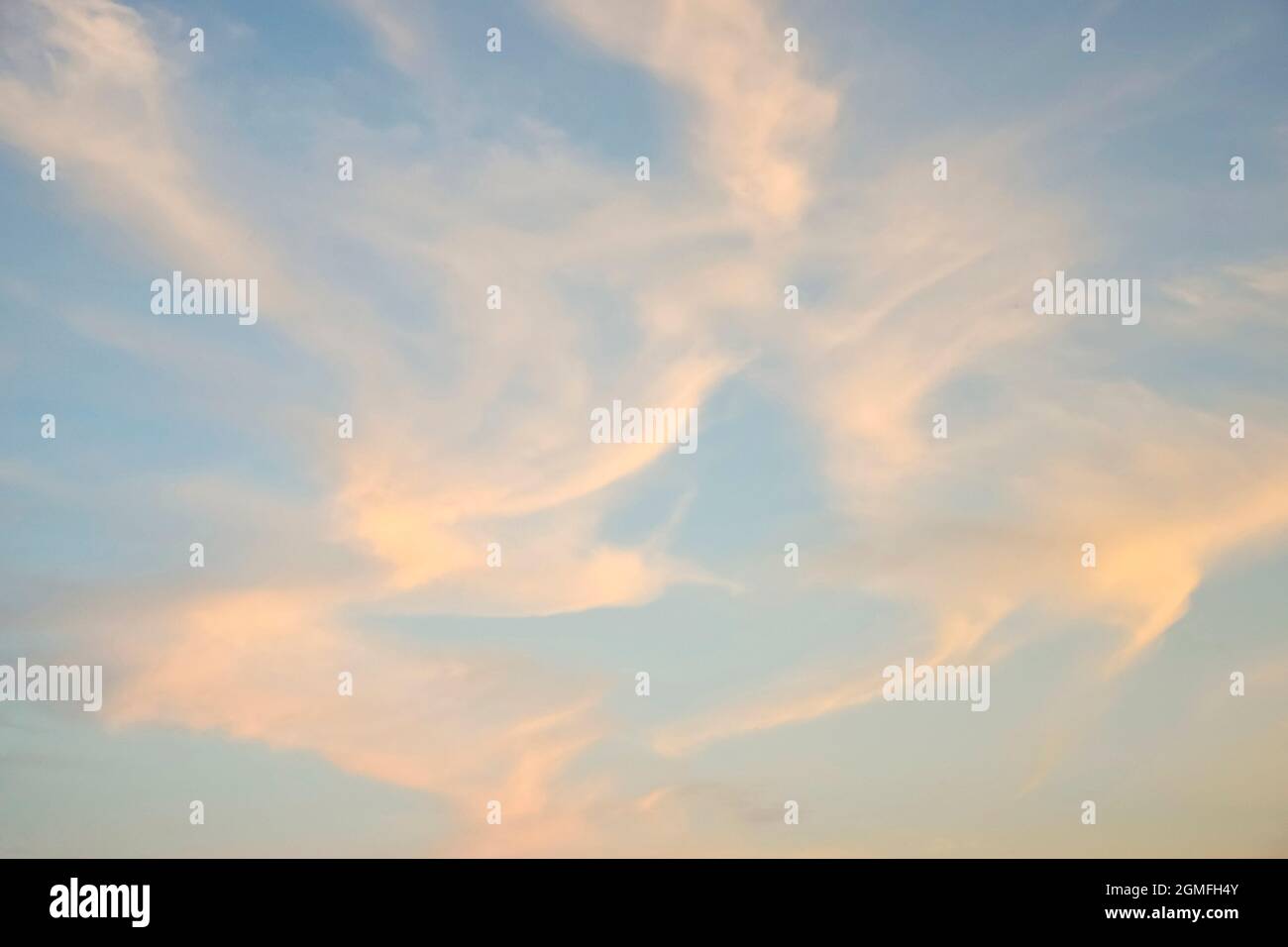 Cirrus clouds at sunset hi-res stock photography and images - Alamy