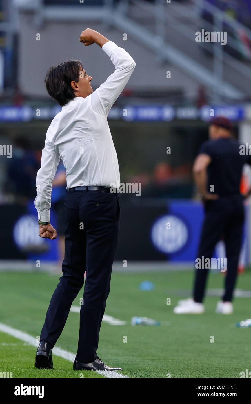 Simone inzaghi goal inter hi-res stock photography and images - Alamy