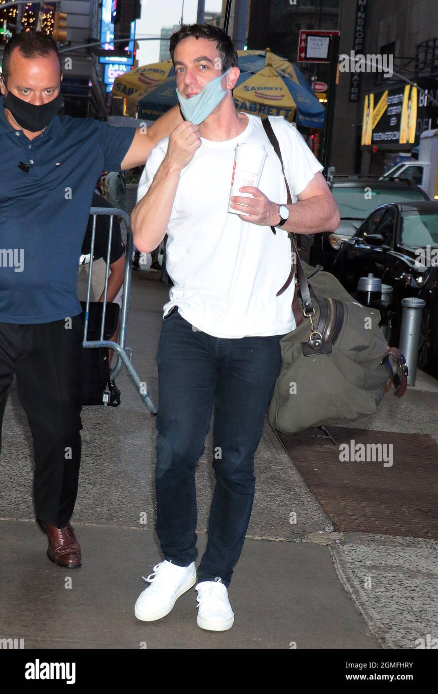 New York, NY, USA. 17th Sep, 2021. B.J. Novak seen at ABC studios for ...